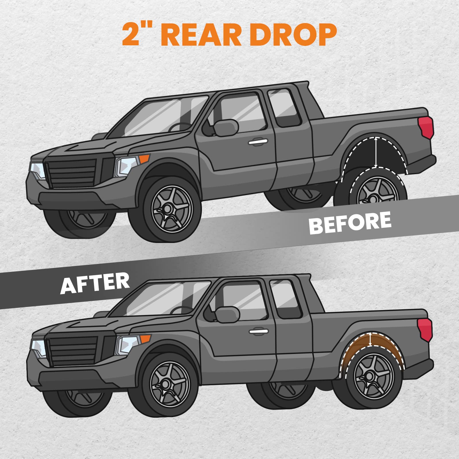 Snapklik.com : Tuningsworld 2" Rear Drop Lowering Shackles For Dodge ...
