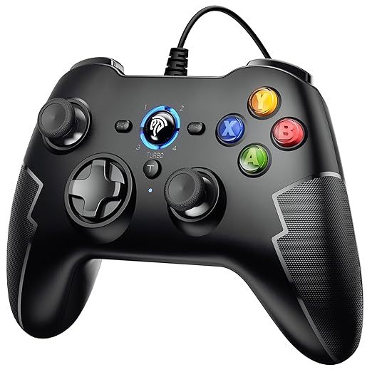 Amazon.com: EasySMX Wired Gaming Controller,PC Game Controller Joystick ...