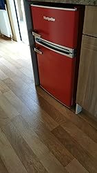 Montpellier MAB2035PB Retro Style Undercounter Fridge Freezer, 88 Litre ...