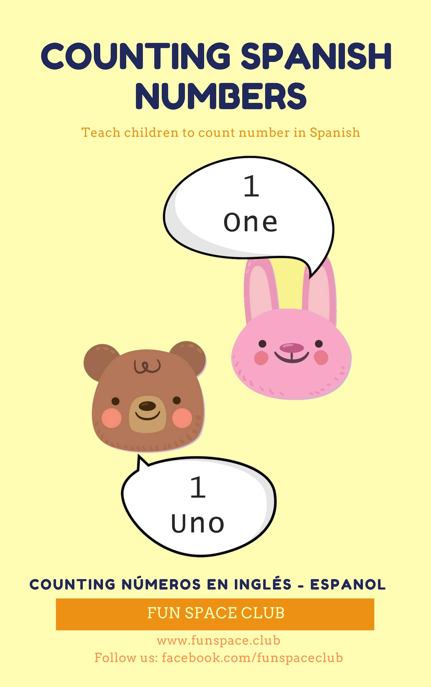 Buy Counting Spanish Numbers: Teach children to count number in Spanish ...