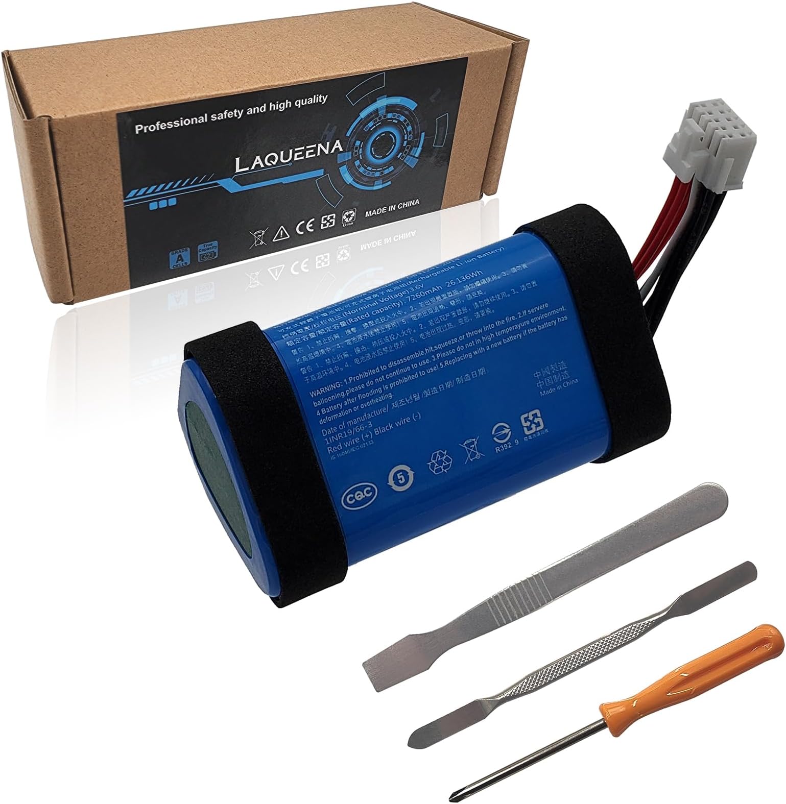 Amazon.com: LAQUEENA GSP-1S3P-CH40 7500mAh Battery Compatible with JBL ...