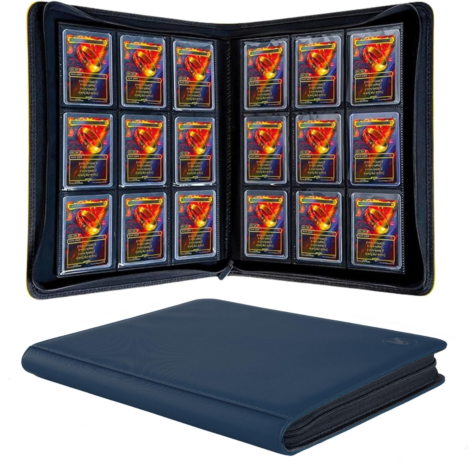 Amazon.com: KUOOKING Toploader Binder - Holds 288+ Top Loaders for ...
