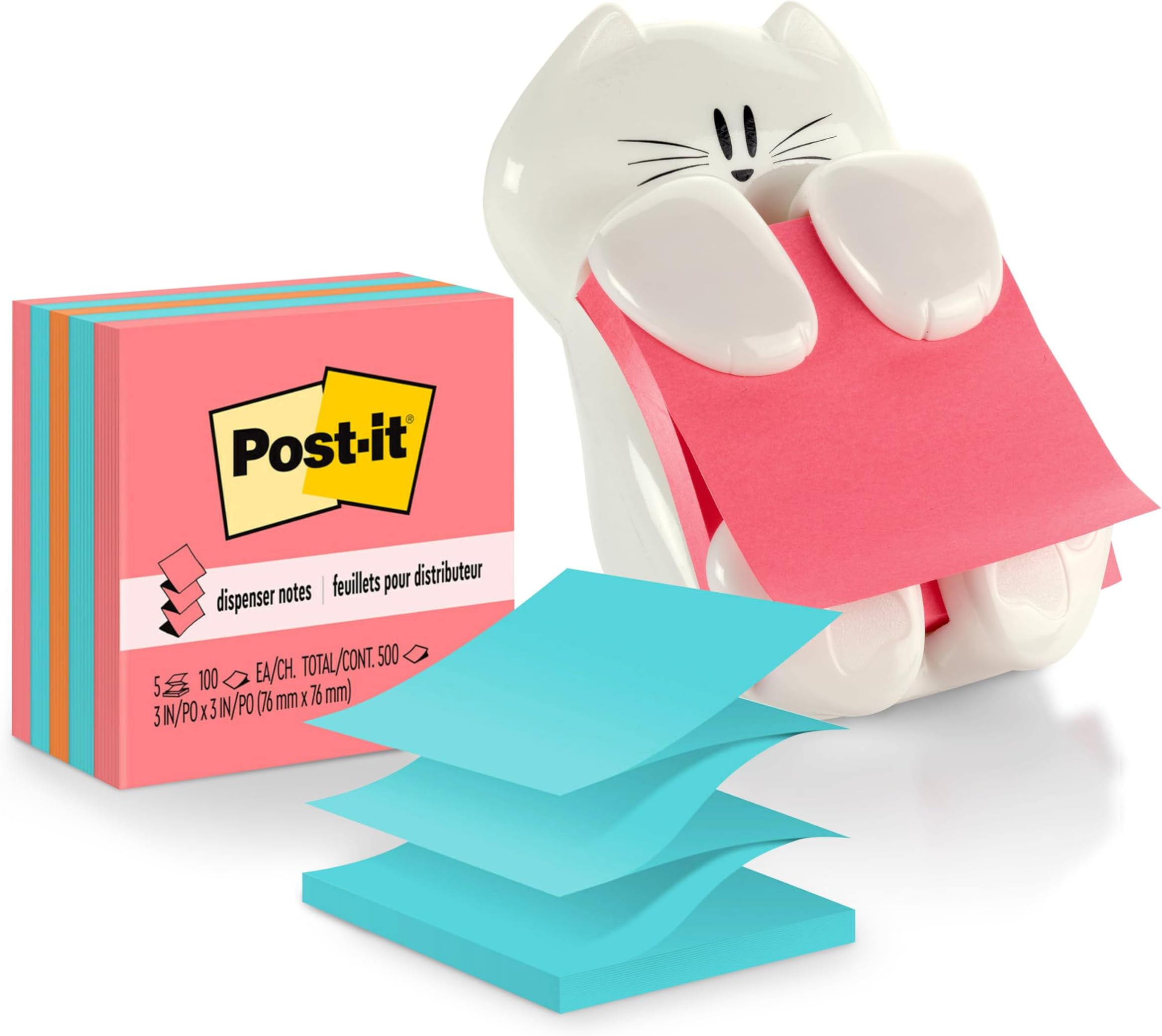 Amazon.com : Post-it Pop-up Notes, 3x3 in, 5 Pads, America's #1 ...
