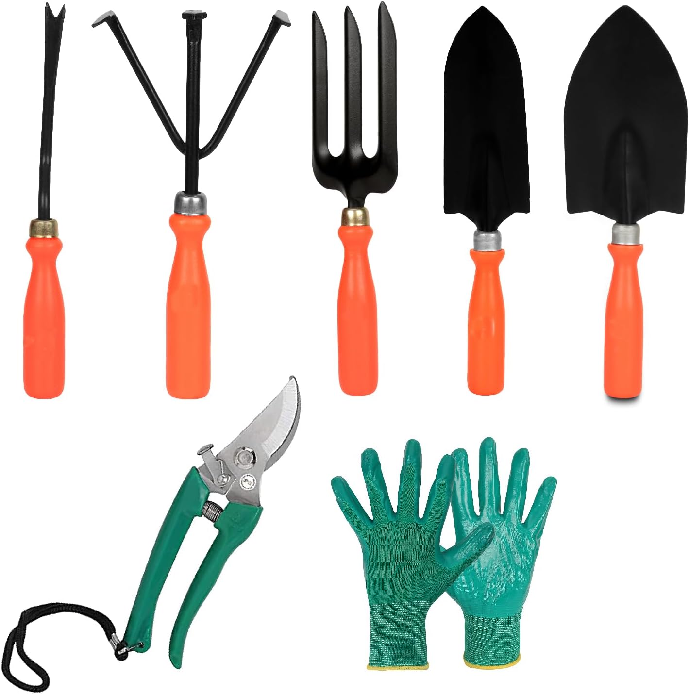 TATA AGRICO Garden Tools (Pack of 4, Red and Black) : Amazon.in: Garden ...