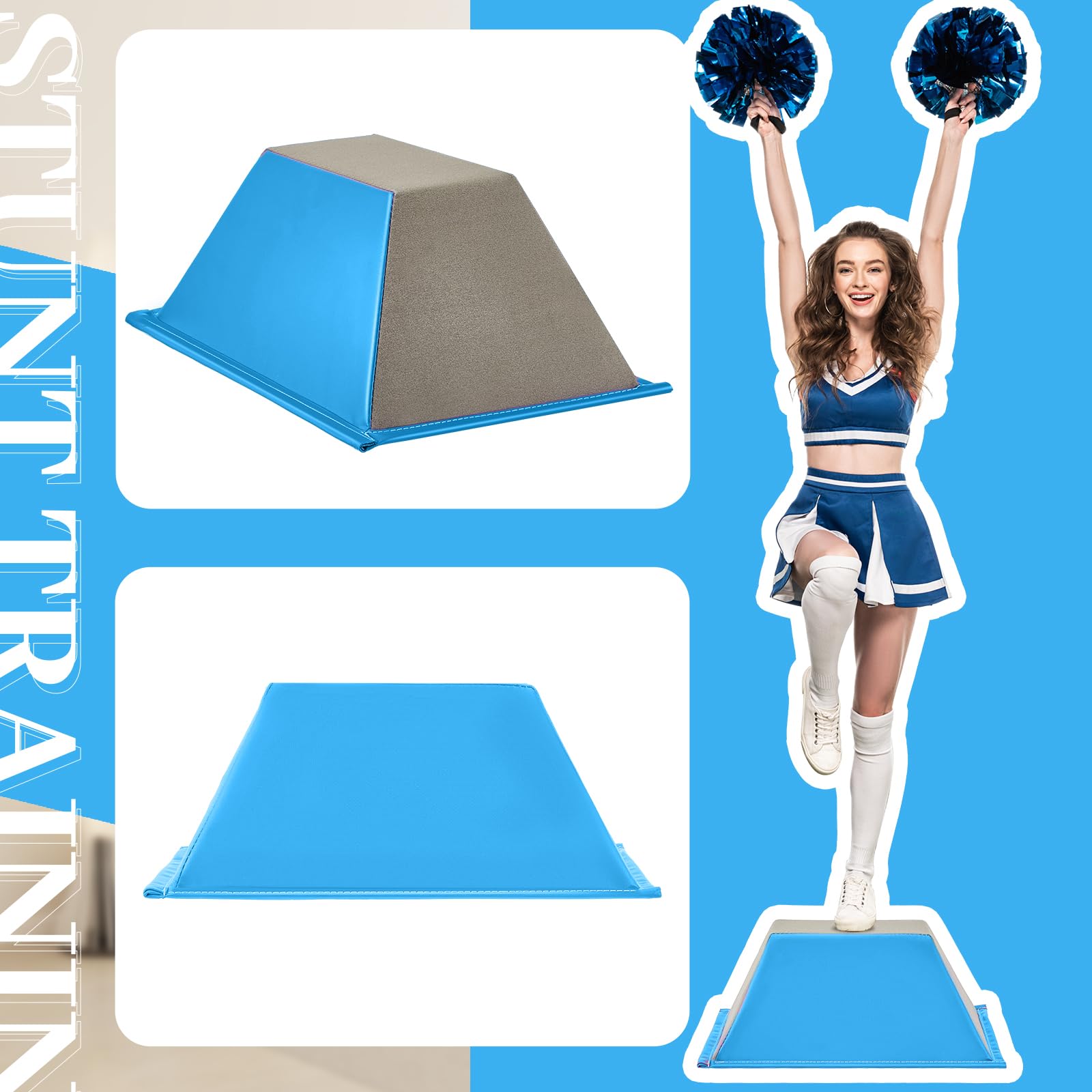 Gymnastics Stunt Training Block For Core Strength Training Stand ...