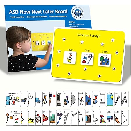 Amazon.com: Visual Schedule Chart for Kids with Autism, Daily Schedule ...