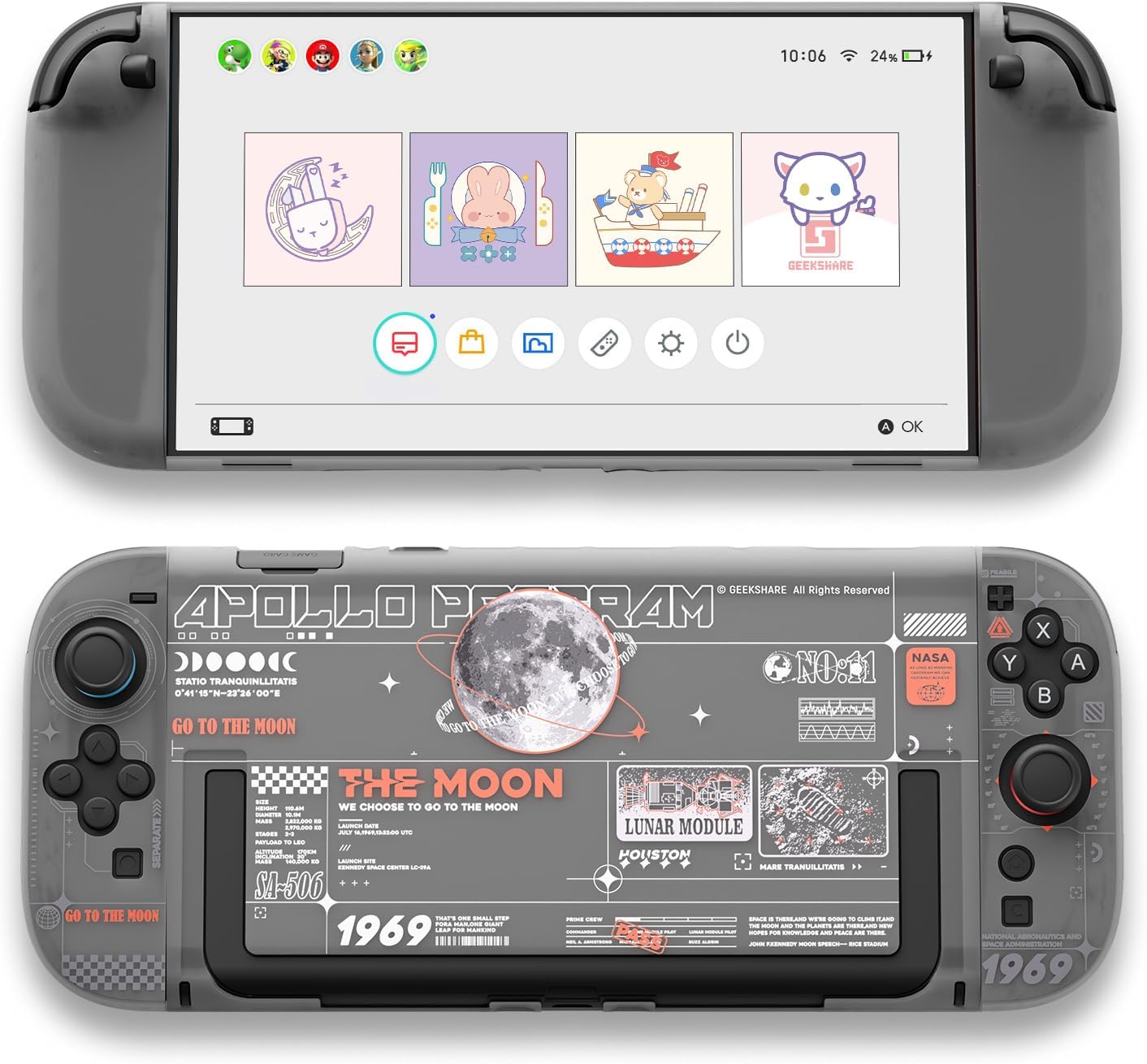 Amazon.com: GeekShare Hard Case Compatible with Nintendo Switch 2 (2025), Anti-Scratch Dockable ...