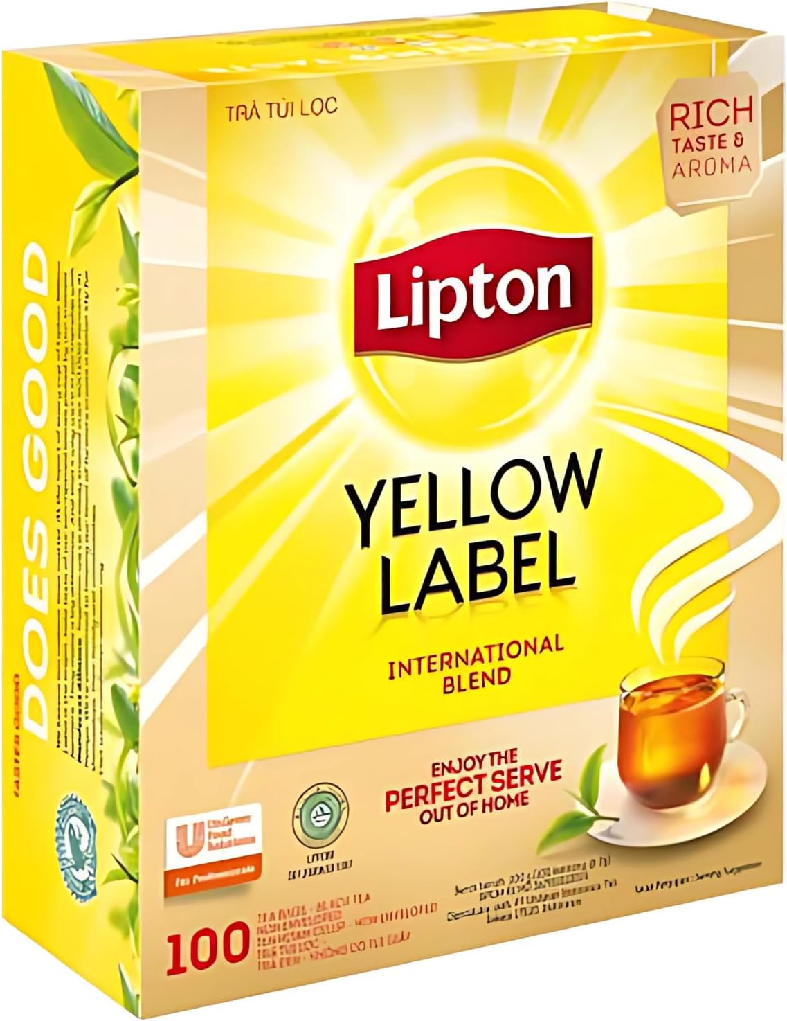 Lipton Yellow Label 100 Tea Bags : Amazon.co.uk: Grocery