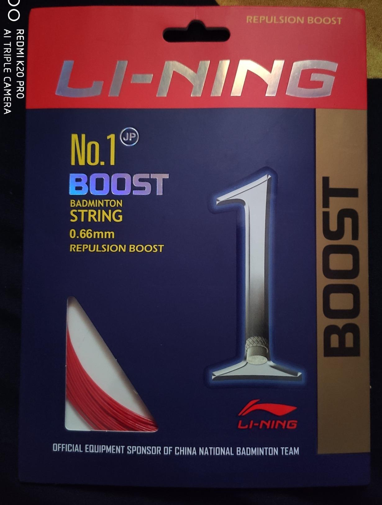 Buy Li-ning No.1 Boost Badminton Strings 0.66 mm Red Online at Low ...