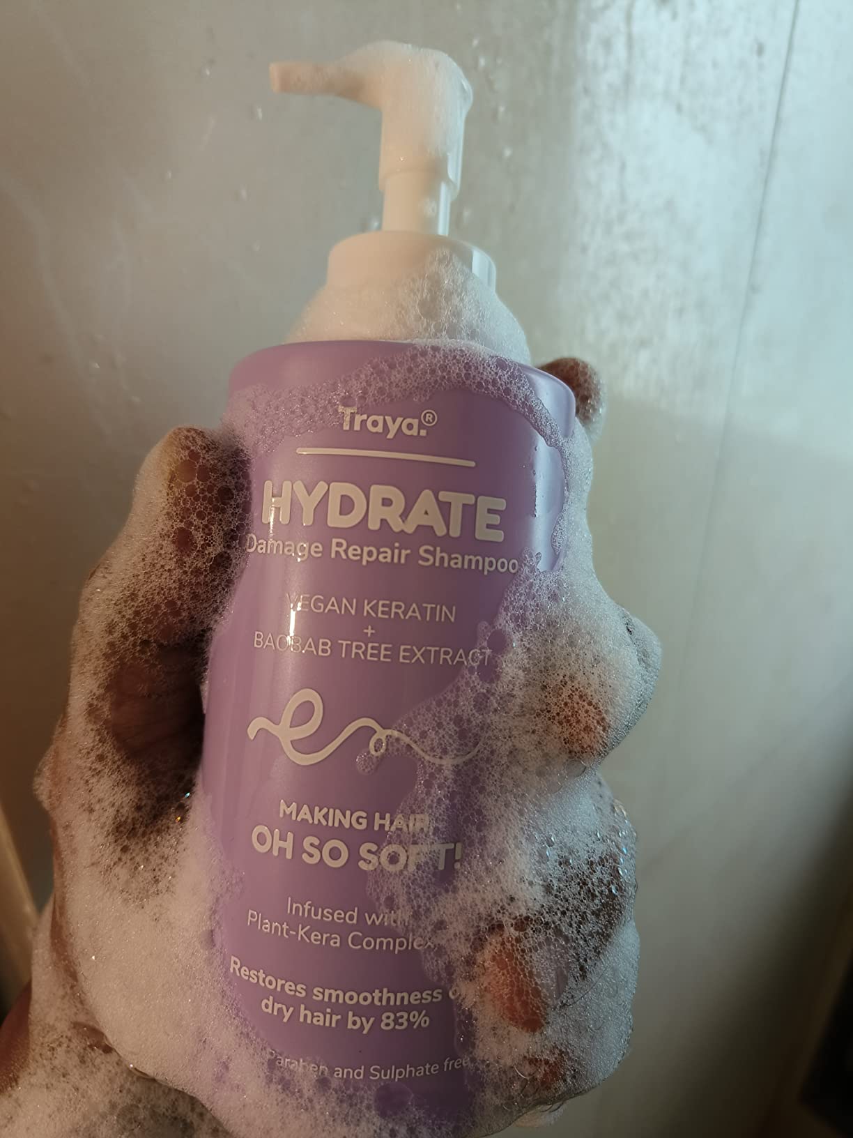 Buy Traya Hydrate Shampoo With Vegan Keratin, Baobab Tree Extract ...
