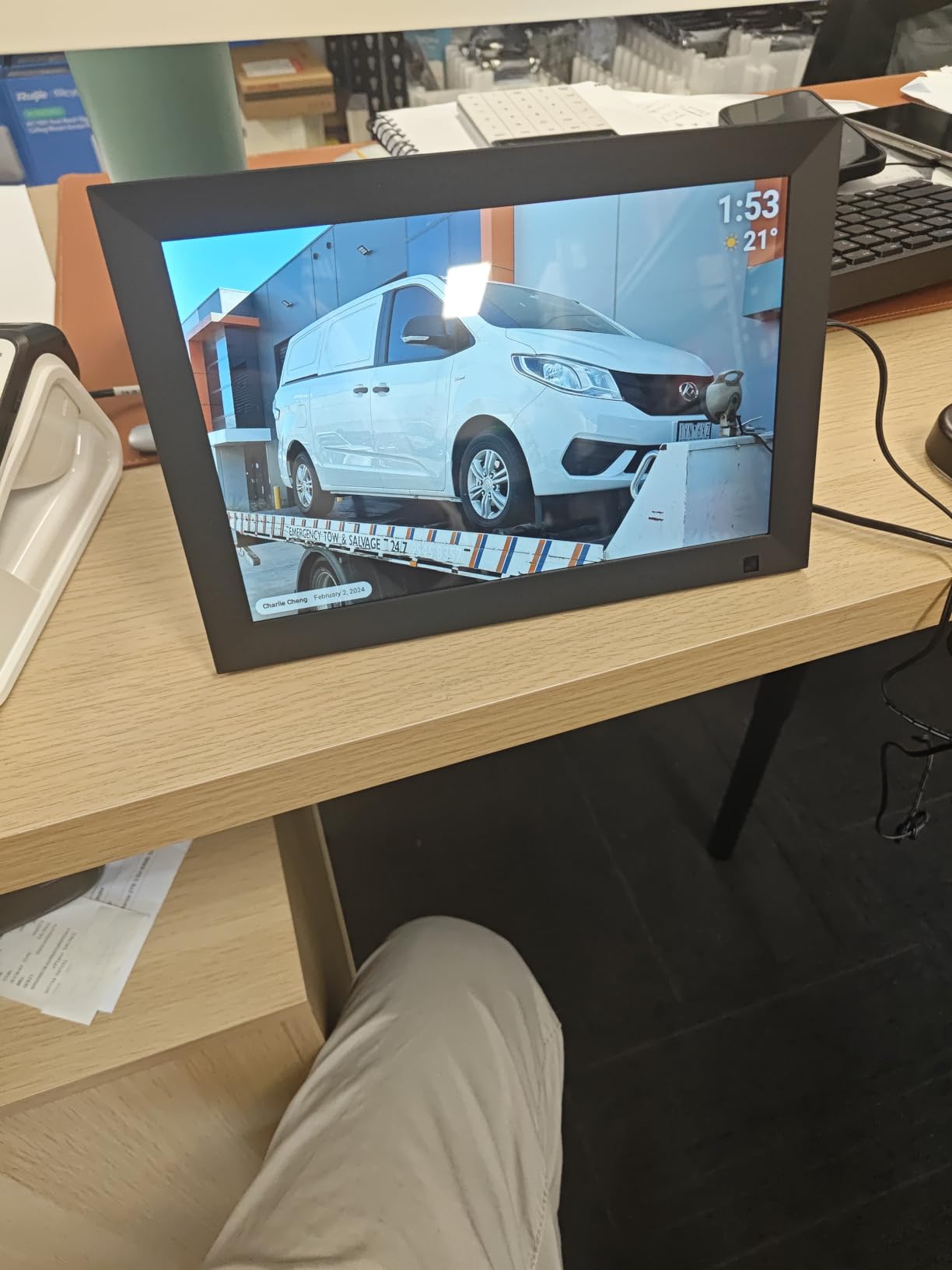 32GB FRAMEO Digital Photo Frame,10.1" IPS Touch Screen Smart WiFi ...