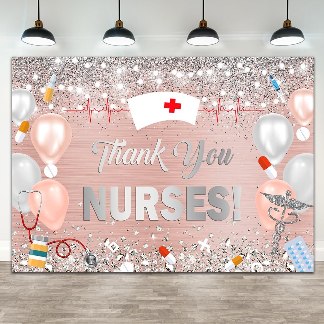 Amazon.com : Wollmix Nurse Appreciation CNA Week Thank You Banner ...
