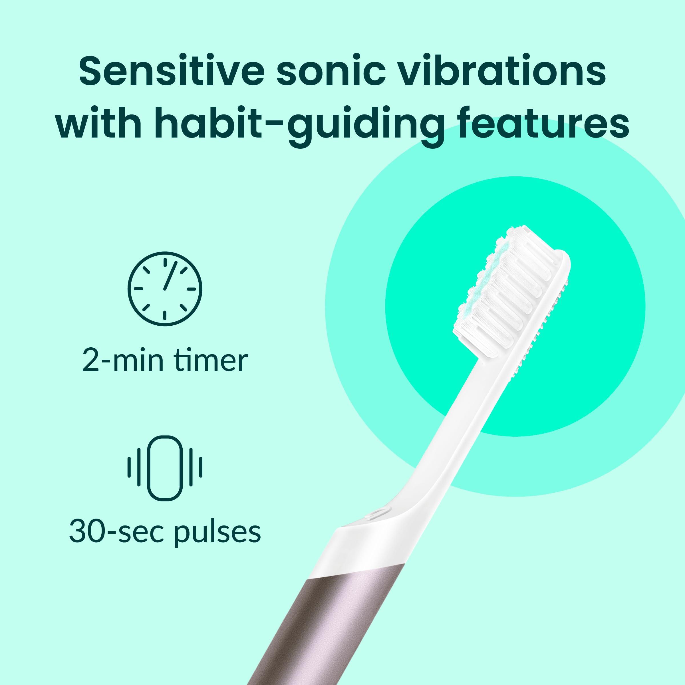 Snapklik.com : Quip Metal Sonic Toothbrush For Adults Plus Extra Brush Head