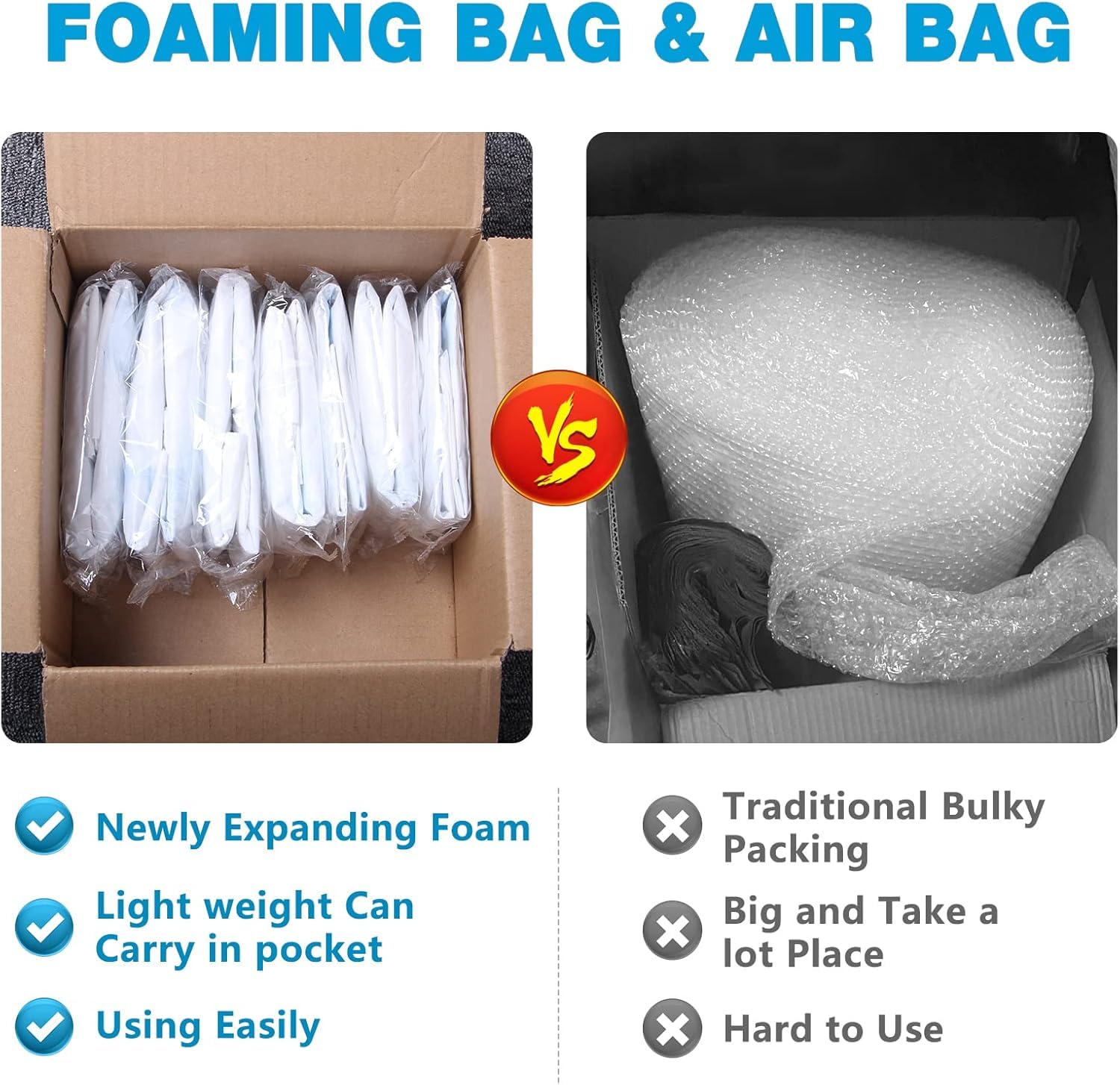 Snapklik.com : 15 X 18 Inch 10 PCS Instant Pack Quick Expanding Foam X ...