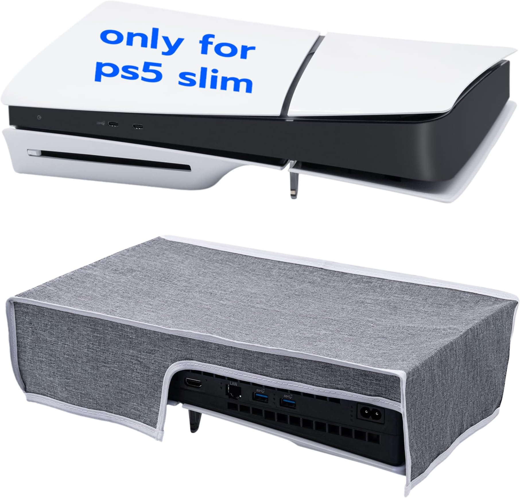 Amazon.co.jp: PS5 Slim用 カバー PS5 Slim ダストカバー 横置き PS5用 ケース Blitzowl PS5本 ...