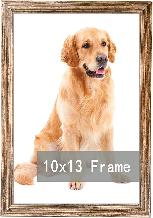 Amazon.com - RUN HELIX 10x13 Picture Frame Brown for Wall Hanging, Wall ...