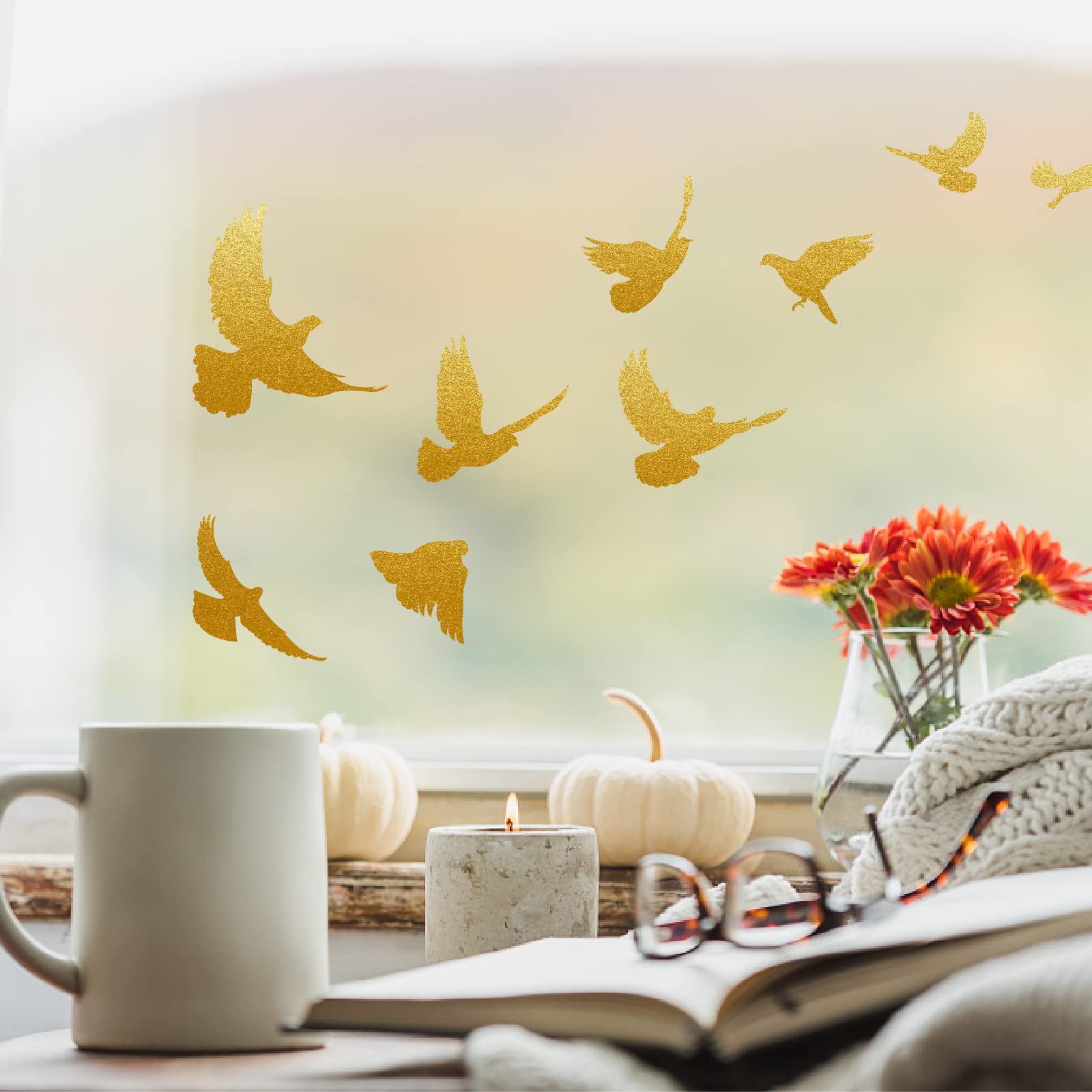 Birds Flying Wall Decal 3D Birds Wall Art – Design Synergy Shop