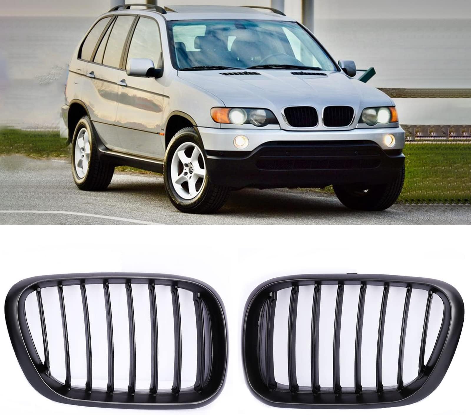 Amazon.com: PENSUN Front Kidney Grille Grill Fit for 2000 2001 2002 ...