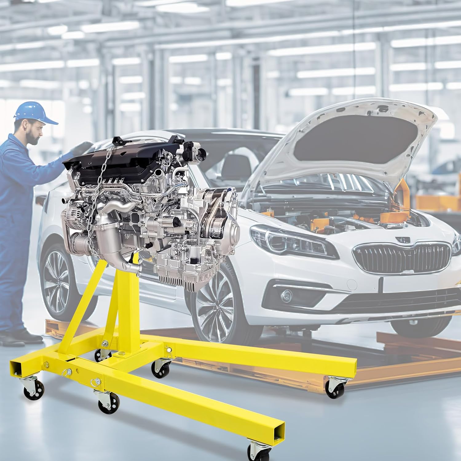 Engine Stand, 2000LBS Heavy Duty Engine Stand with Nepal | Ubuy