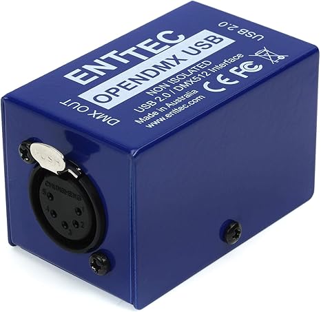 Amazon.com: Enttec Open DMX USB 70303 Lighting Controller Interface ...