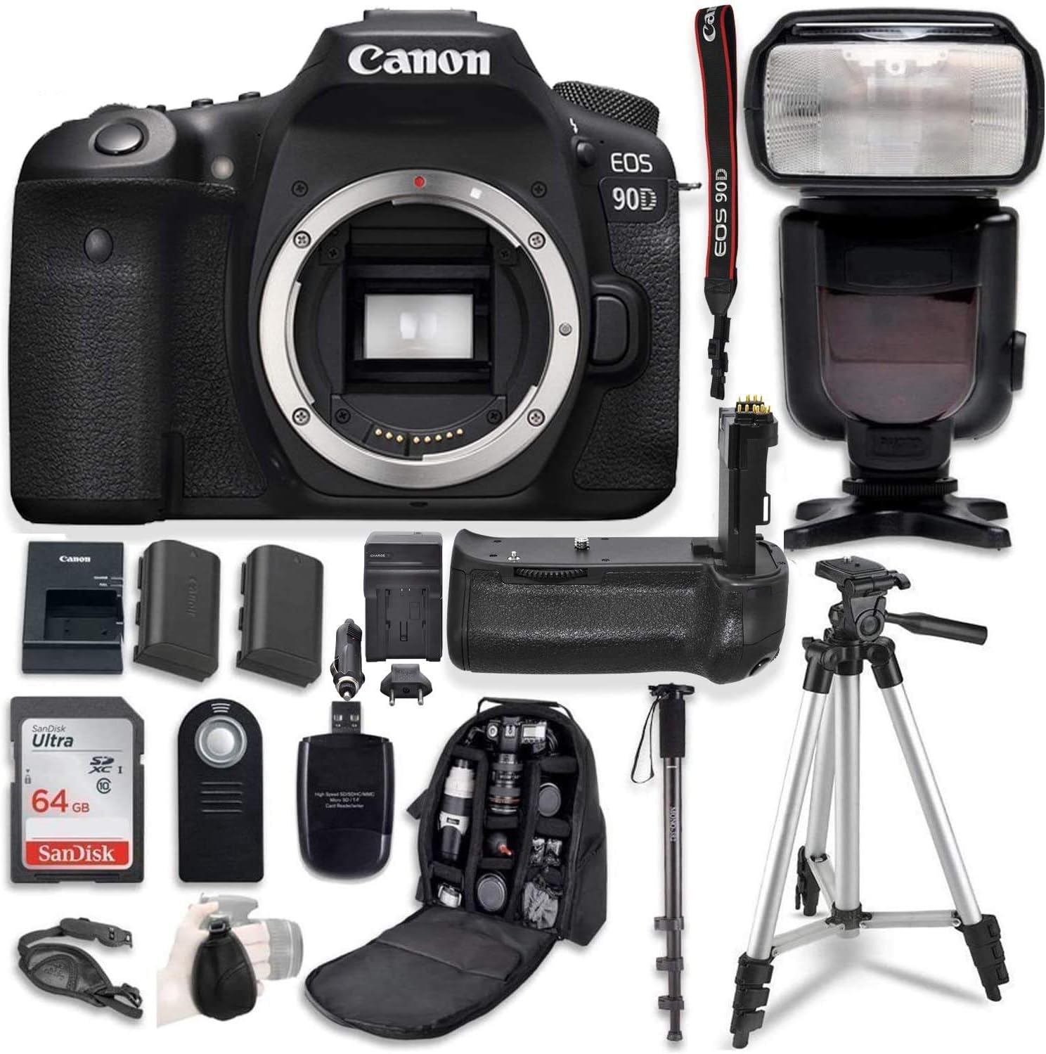 Amazon.com : Canon EOS 80D DSLR Camera with 18-135mm Lens - Starter ...