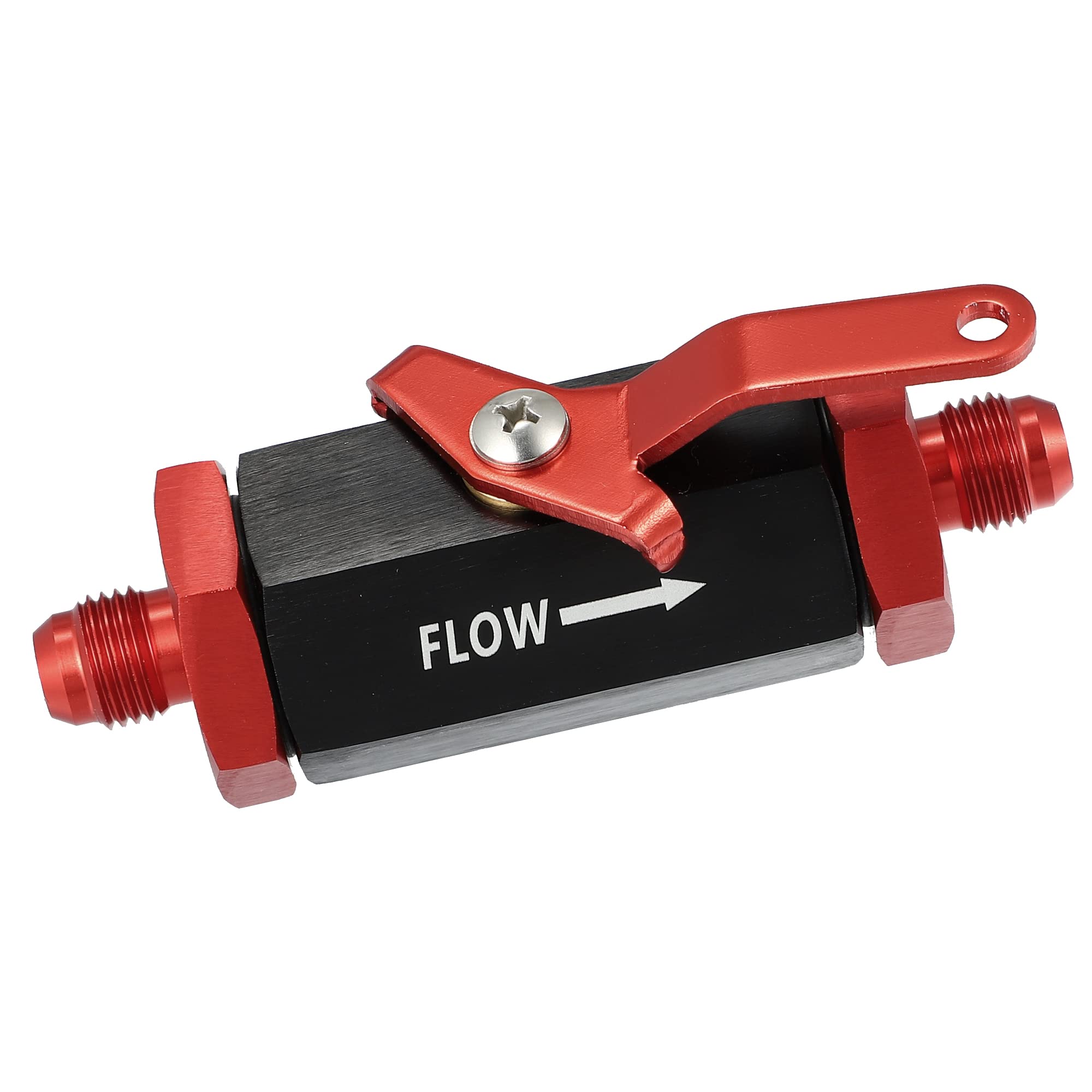 Amazon.com: X AUTOHAUX AN6 Shut Off Valve Fuel Fitting fuel Flow ...