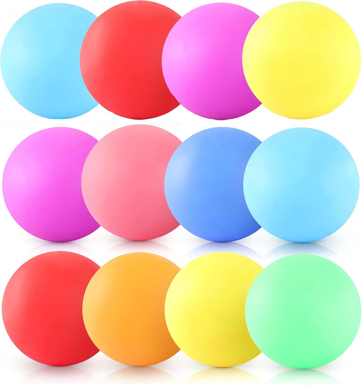 Kickidz Slow Rising Stress Ball 12 Pack, Stretchy Fidget Ball for ...