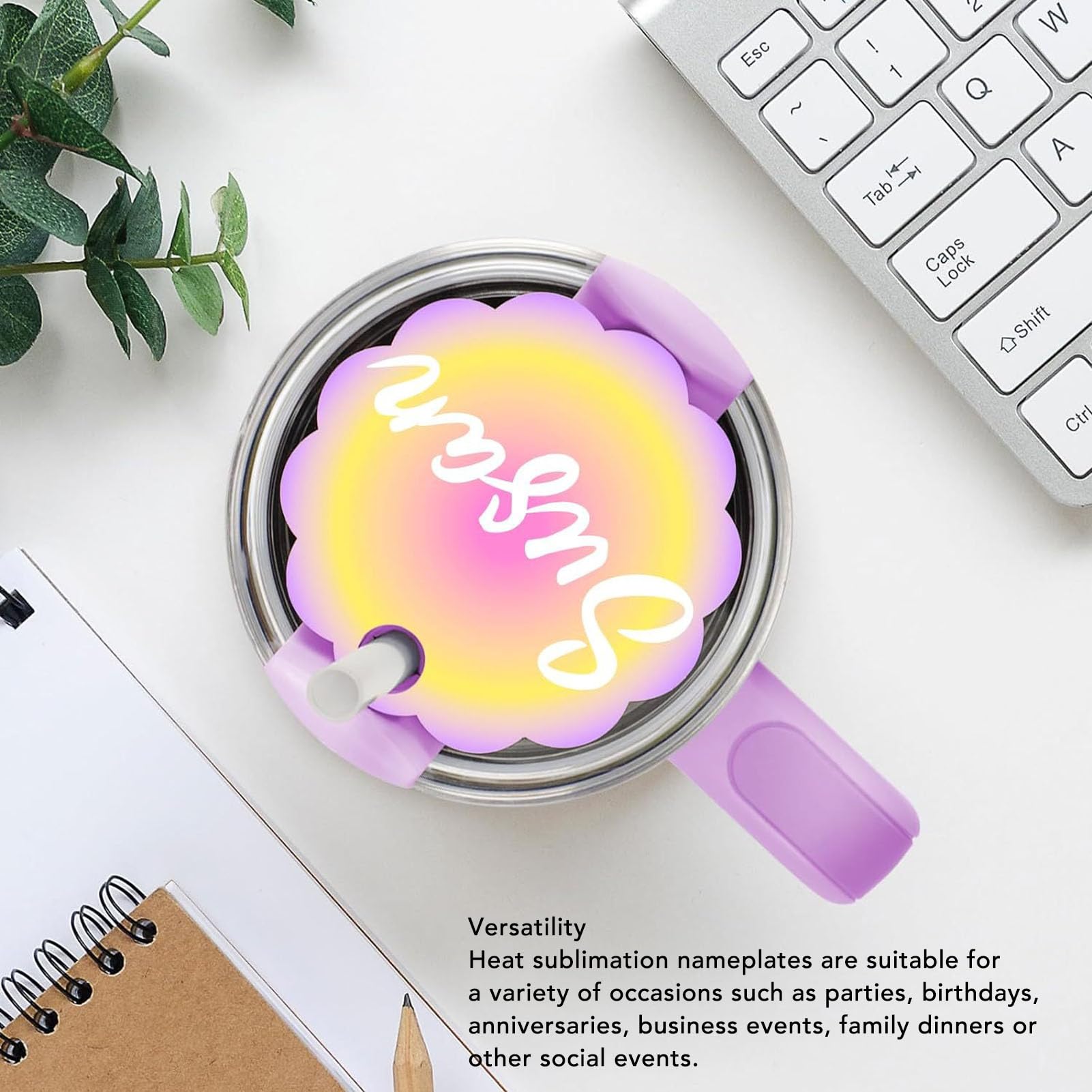 Snapklik.com : 30 Pcs Sublimation Name Plate Blanks,Personalized DIY ...