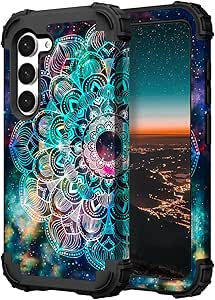 Amazon.com: Hocase for Galaxy S24 Plus Case, Shockproof Heavy Duty Protection Soft Silicone ...