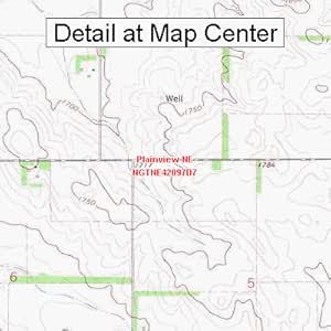 Amazon.com : USGS Topographic Quadrangle Map - Plainview NE, Nebraska ...