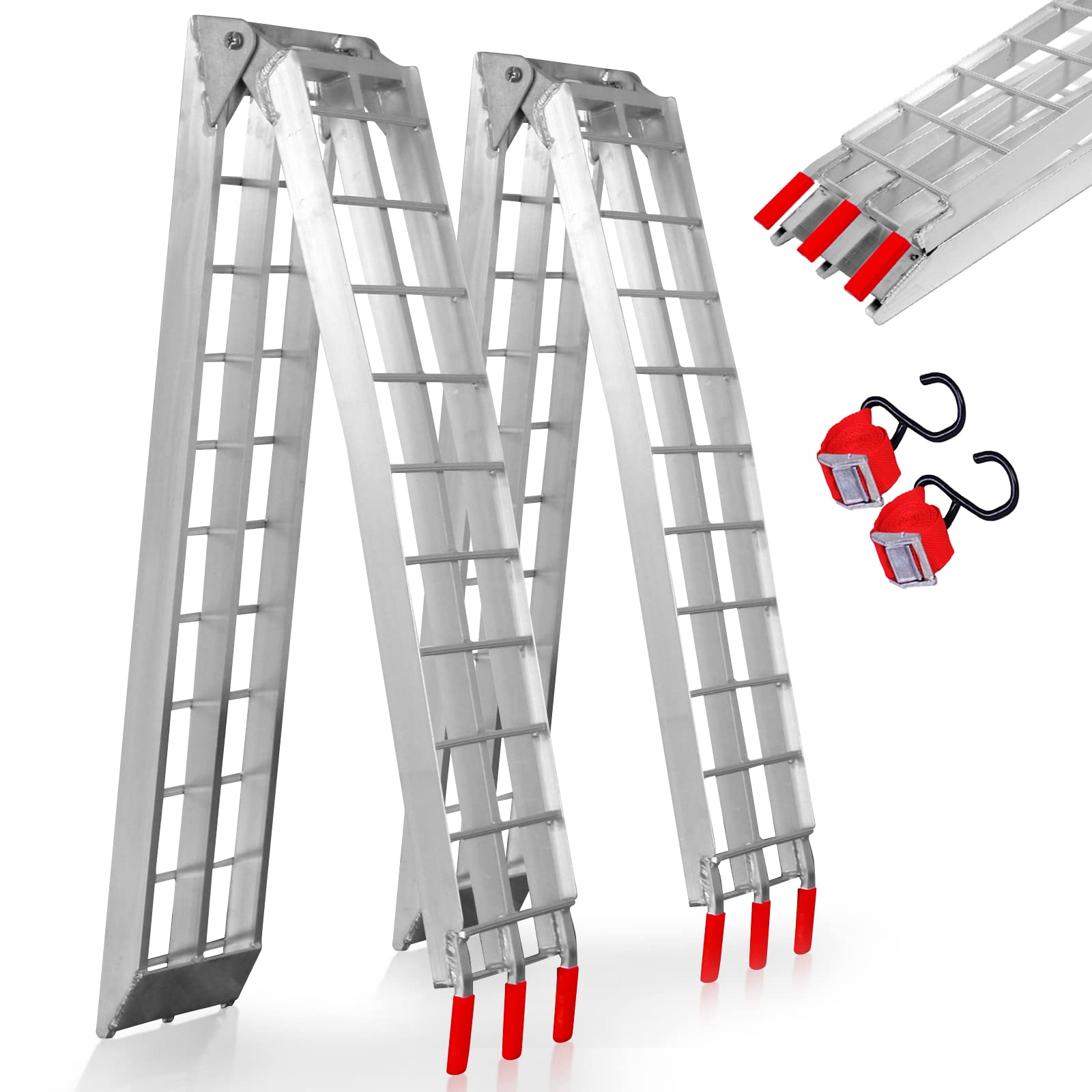 Buy Loading Ramp Aluminum 750lb max per ramp | Single or as a Set of 2 ...