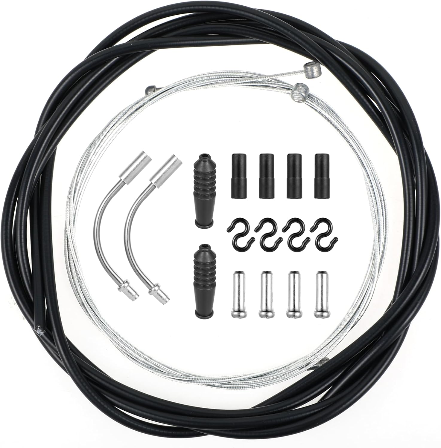 Amazon.com: JIYIN 19Pcs Bicycle Brake Cable, Universal Bicycle Brake ...