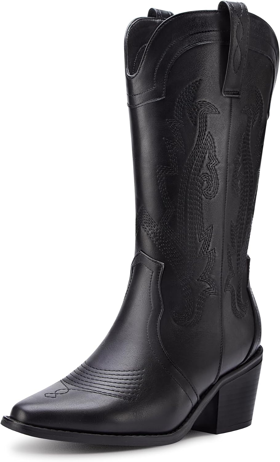 Amazon.com | Solestique Women's Cowboy Boots Pointed Toe Western Boots ...