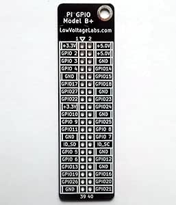 Amazon.com: Low Voltage Labs GPIO Reference Board for The Raspberry Pi Model B Plus : Electronics