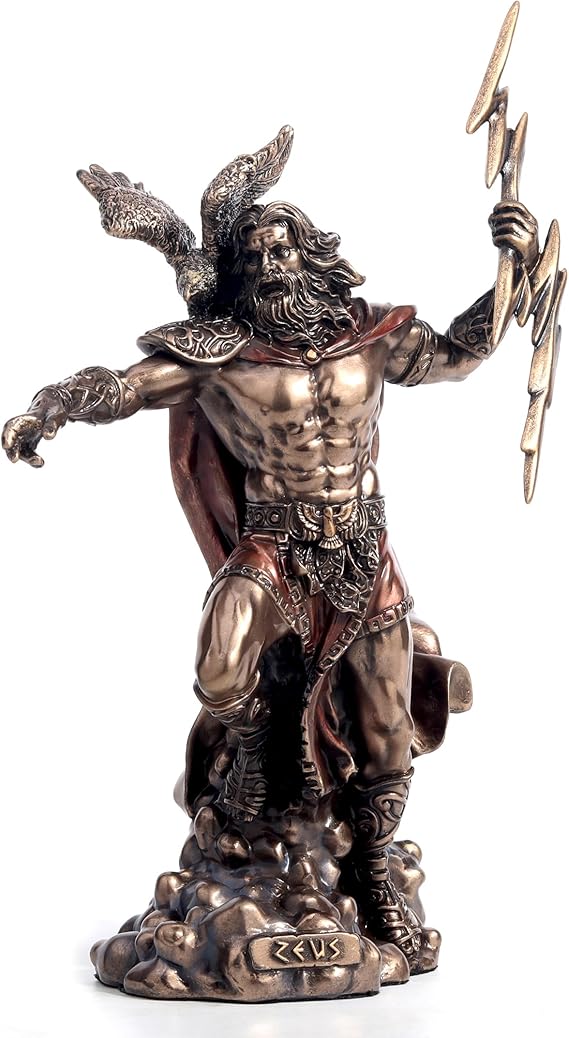 Amazon.com: Veronese Design 7 1/2 Inches Zeus The Greek God of The Sky ...