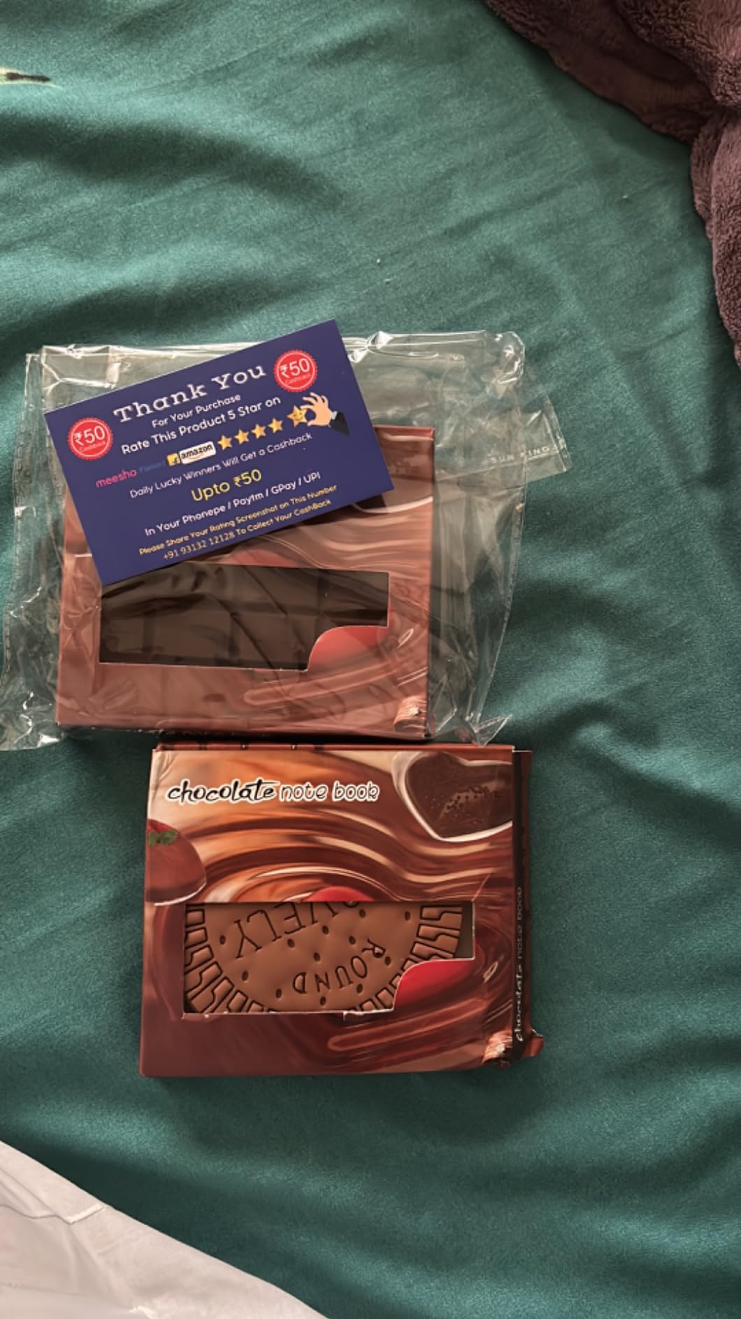 VR Creatives Chocolate Fragrance Diary Scented Chocolate Notebook Small ...