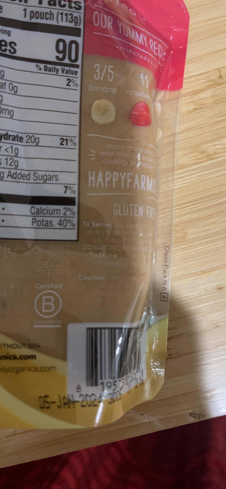 Amazon.com: Happy Baby Organic Clearly Crafted Stage 2 Baby Food Pears ...