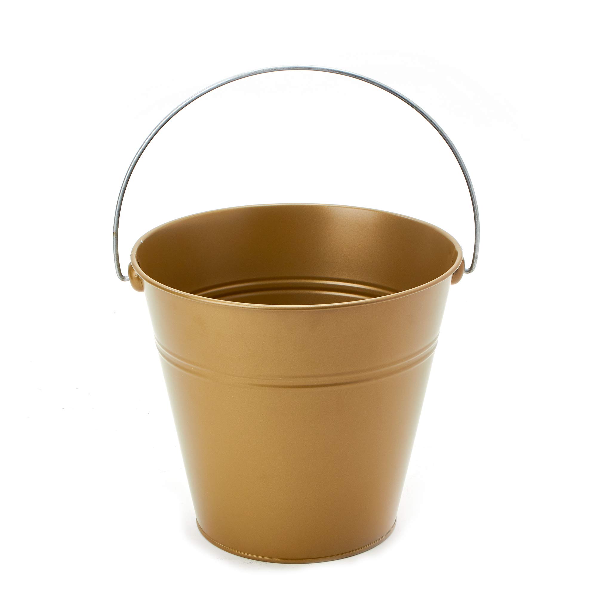 Amazon.com: Simply Elegant Extra Large Metal Bucket with Handles (10 ...
