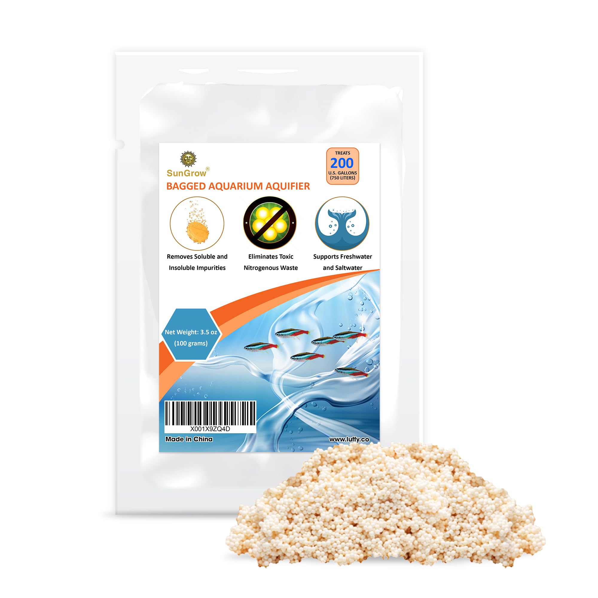Snapklik.com : Aquarium Resin Filter Media Remove Ammonia, Nitrite ...