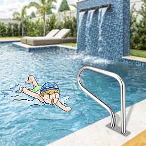 Amazon.com: Xiaol Swimming Pool Handrail for Inground Pool Entry ...