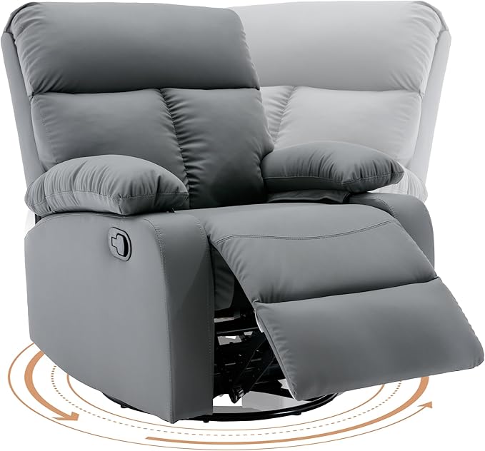 Amazon.com: hzlagm Swivel Rocker Recliner, Rocking Recliner Chair with ...