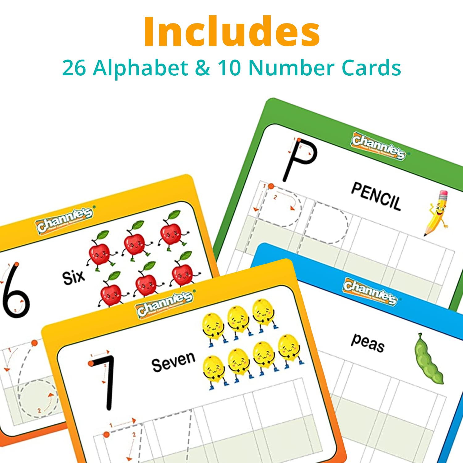 Snapklik.com : Channies My First Dry Erase Number And Alphabet ...