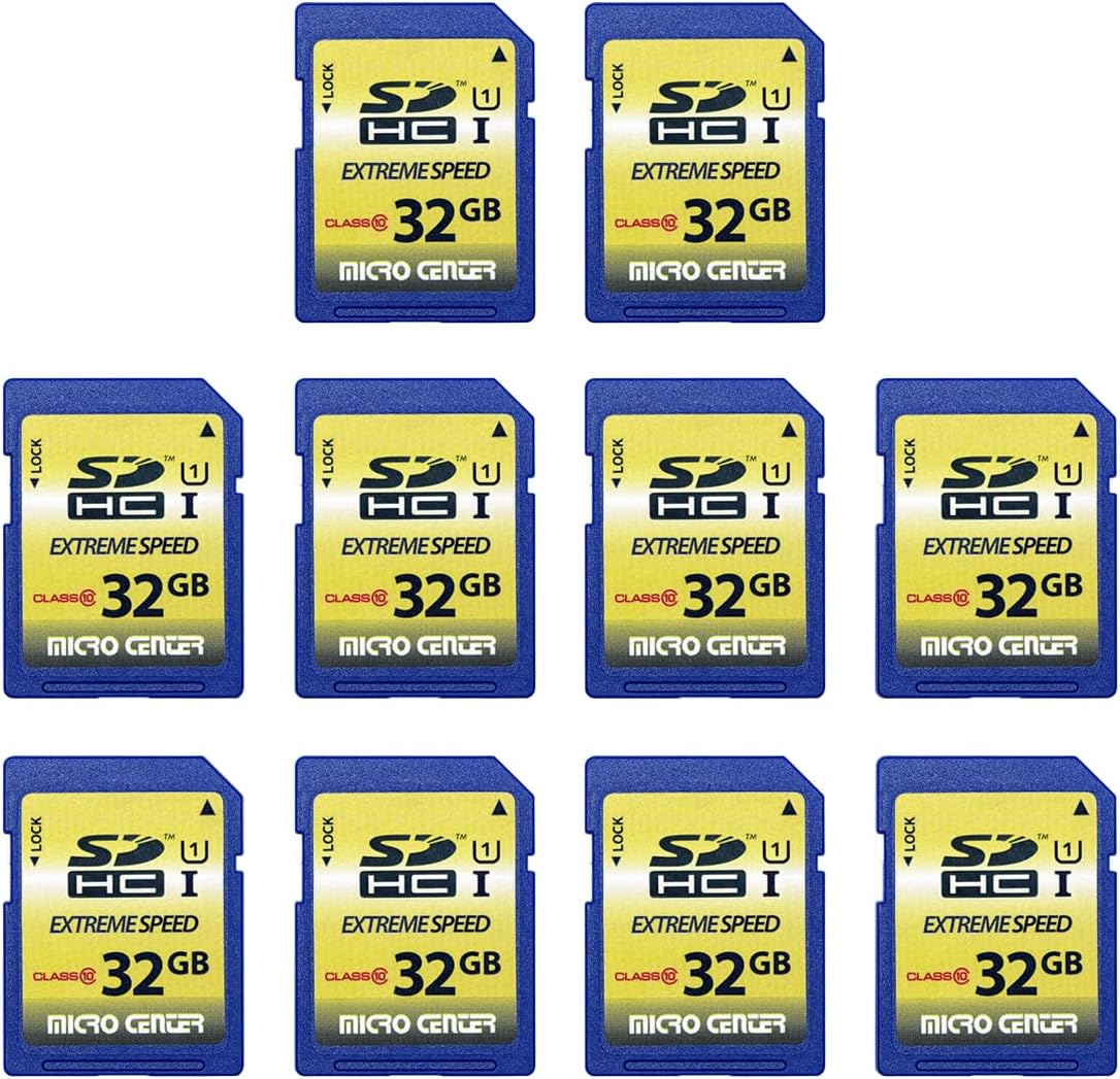 Amazon.com: INLAND 32GB Class 10 SDHC Flash Memory Card Standard Full ...