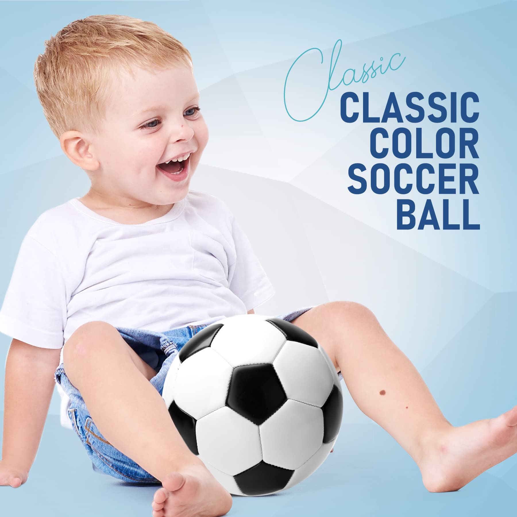 Snapklik.com : ZOOJOY 2 Pack Soccer Ball Size 3 For Kids, Outside Sport ...