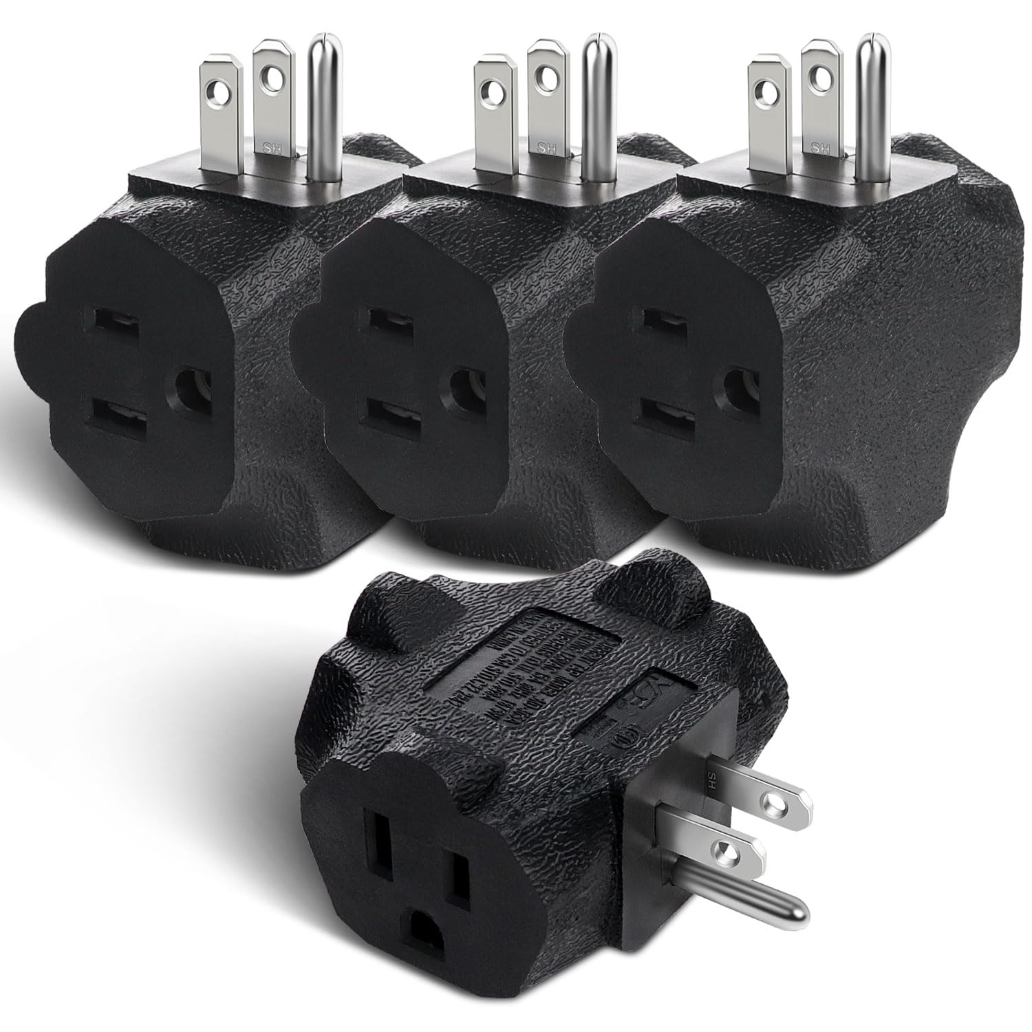 Amazon.com: EXTRASTAR 3 Outlet Extender, Heavy Duty Grounded Wall Tab ...