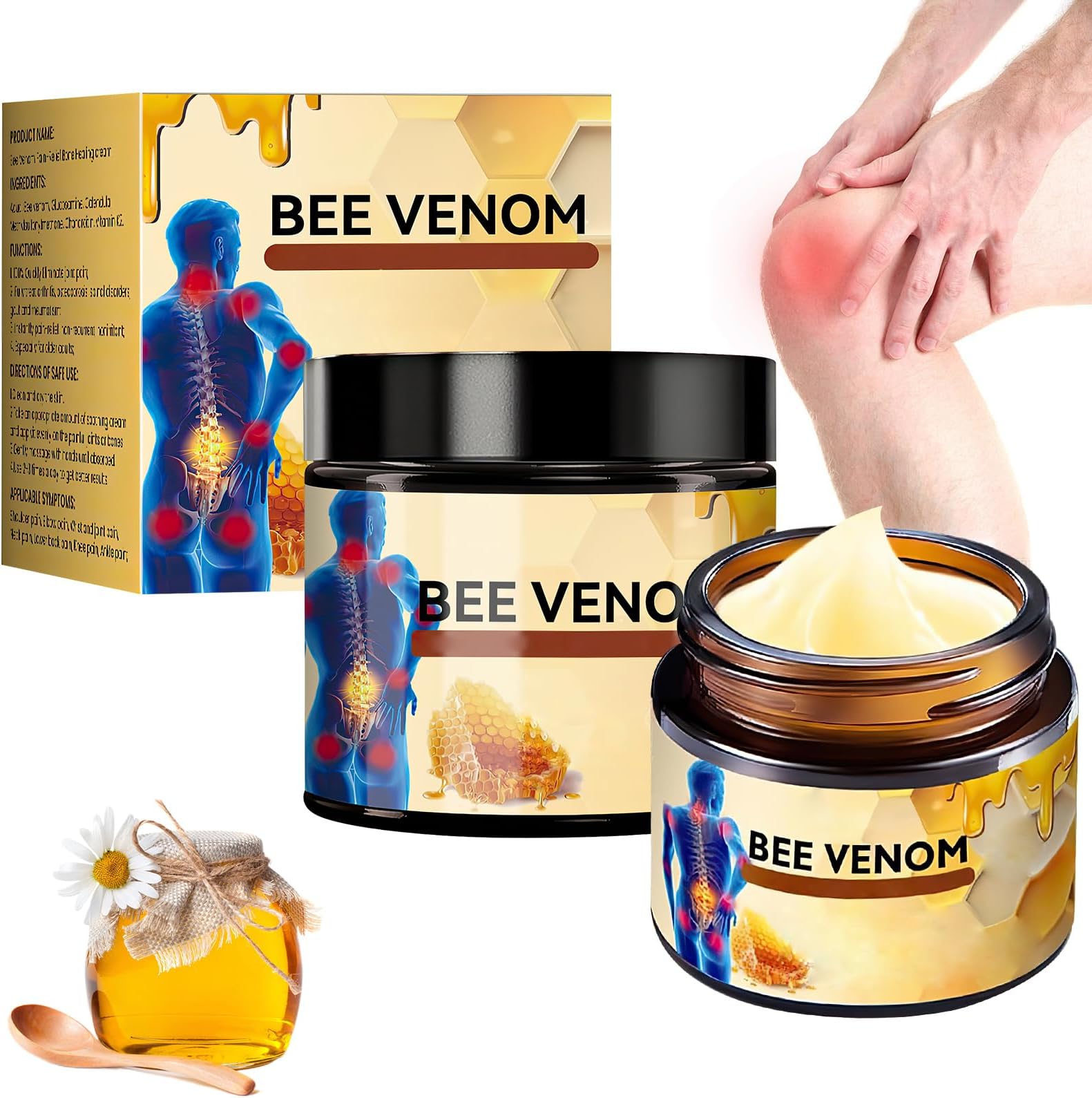 Amazon.com : Furzero Bee Venom Turmeric Joint and Bone Pain Relief ...
