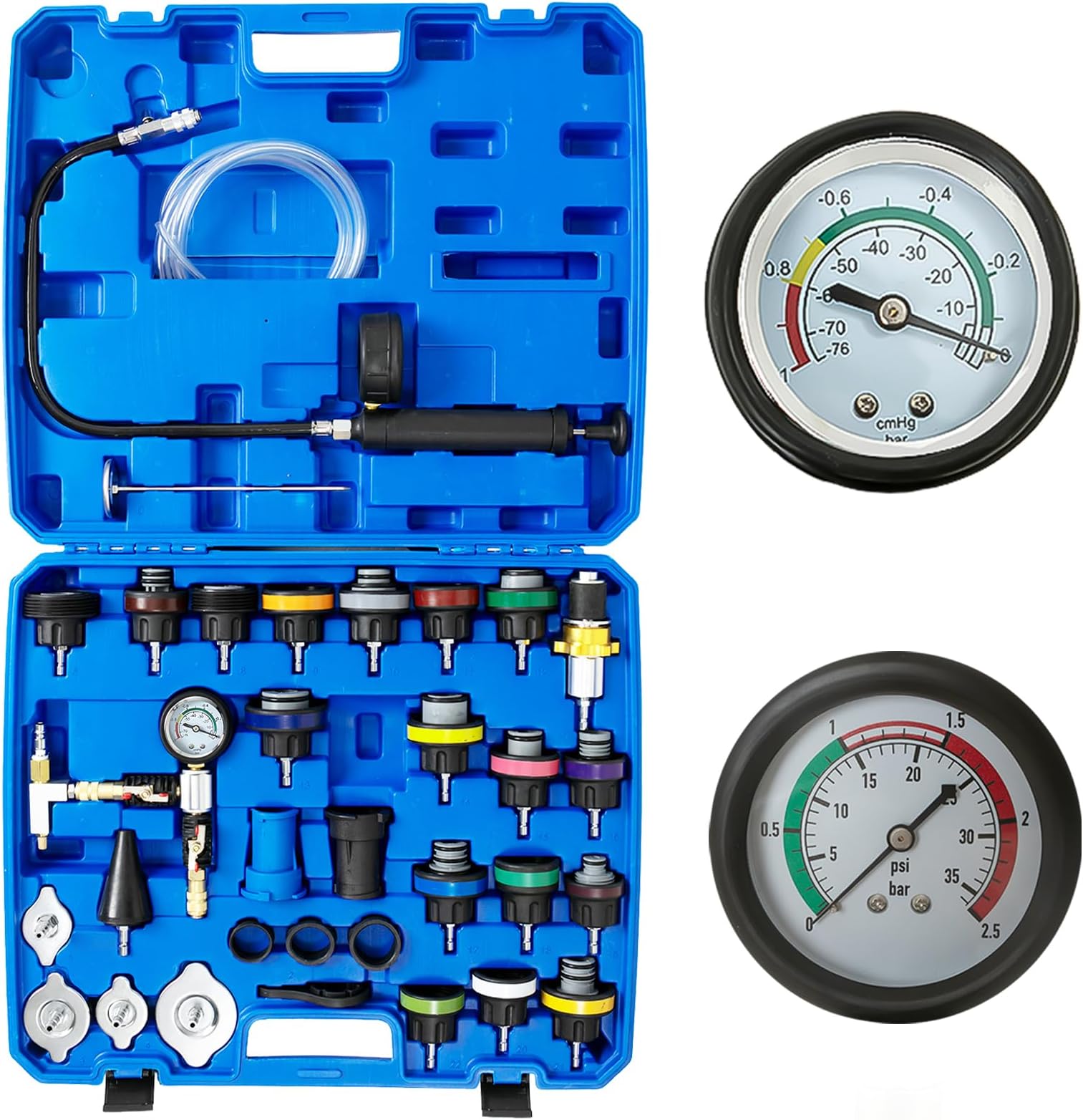 Amazon.com: Gnhydxfe 28pcs Universal Radiator Pressure Tester Kit ...