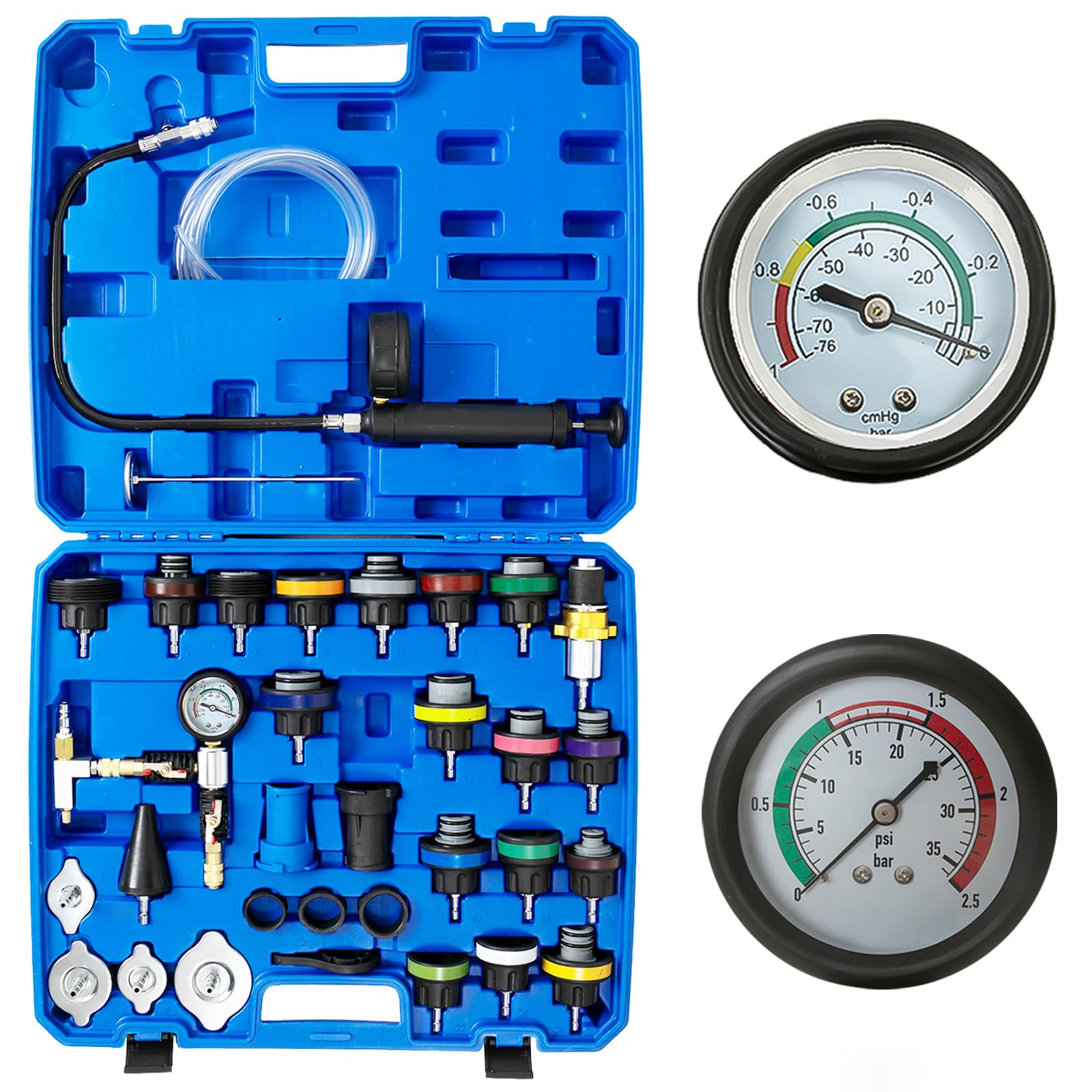 Snapklik.com : Radiator Pressure Tester & Coolant Vacuum Refill Kit ...