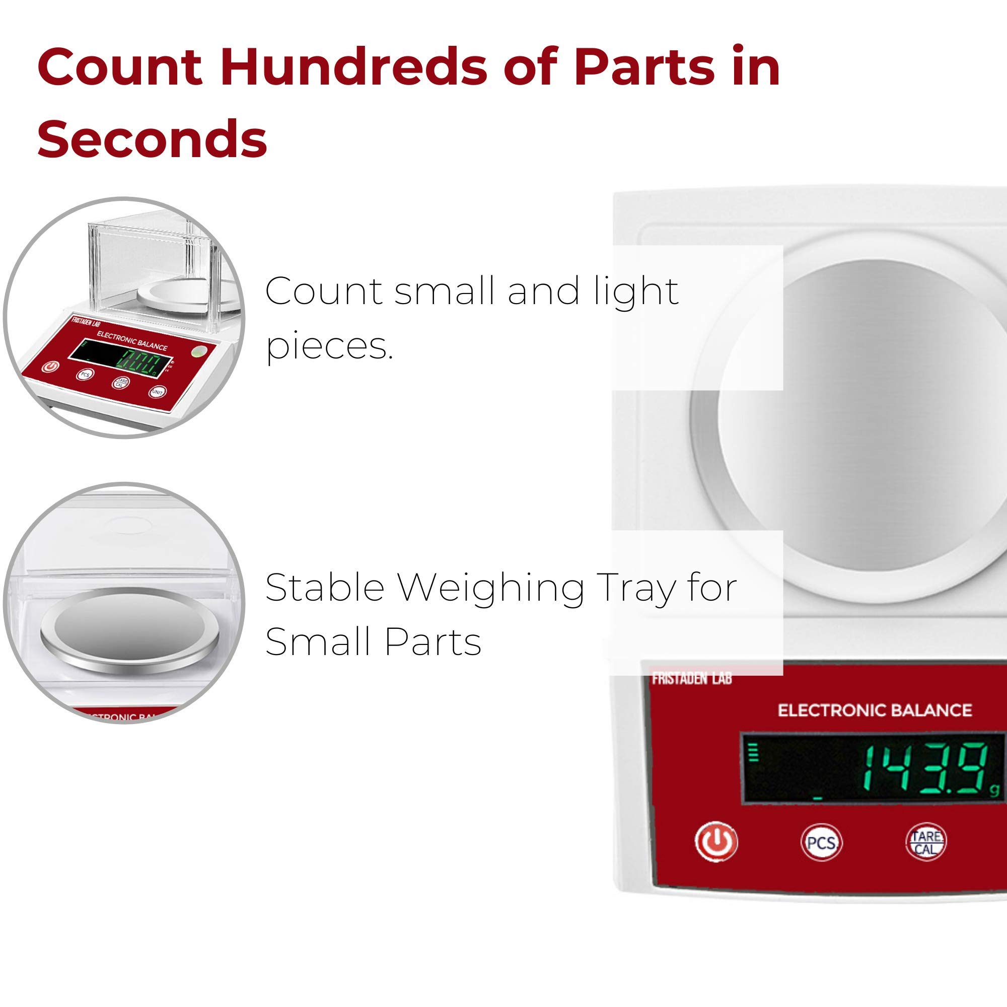 Fristaden Lab Scale, American Brand Precision Balance for Professional ...