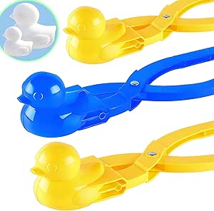 Amazon | GOKEI 雪玉製造機 スノーボールメーカー 【L+S 3個セット】 アヒル 雪ひよこ製造機 あひる 雪玉メーカー ひよこ 雪 雪玉 あひる型 雪遊び 雪だるま ゆきひよこ ...